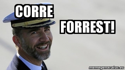 Meme Personalizado - Corre forrest! - 17925719