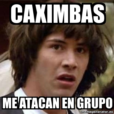 Meme Keanu Reeves - caximbas me atacan en grupo - 17948284