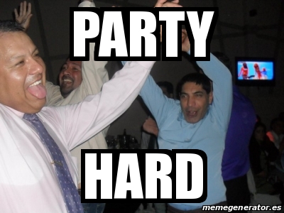 Meme Personalizado - PARTY HARD - 17968766