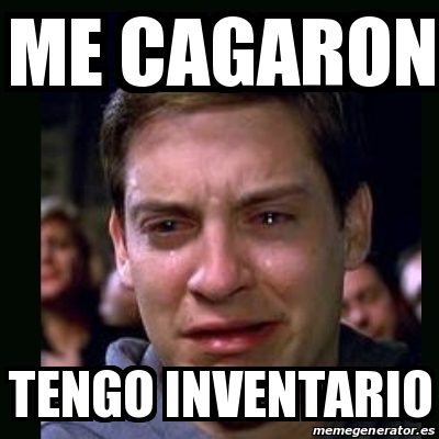 Meme crying peter parker - me cagaron tengo inventario - 17996083