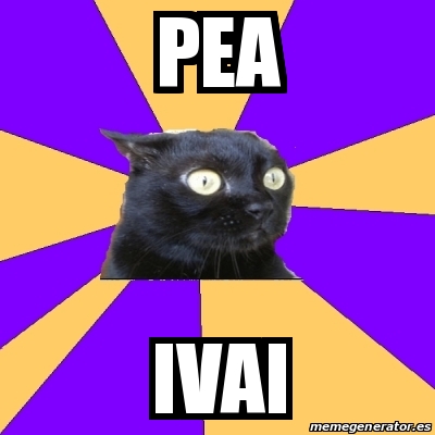 Meme Anxiety Cat - pea ivai - 18113199
