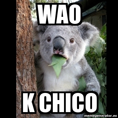 Meme Koala - wao k chico - 18129433