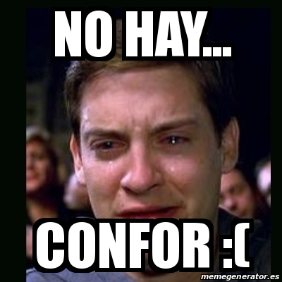 Meme crying peter parker - no hay... confor :( - 18139129