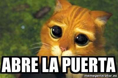 Meme Personalizado - Abre la puerta - 18165530