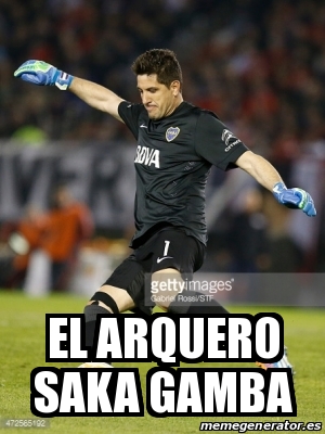 Meme Personalizado - EL ARQUERO SAKA GAMBA - 18168476