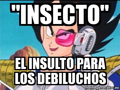 Meme Personalizado - "INSECTO" El insulto para los debiluchos - 18023895