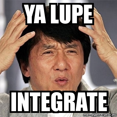 Meme Jackie Chan - Ya lupe Integrate - 18242444