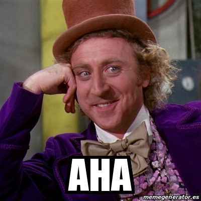 Meme Willy Wonka - Aha - 18317661