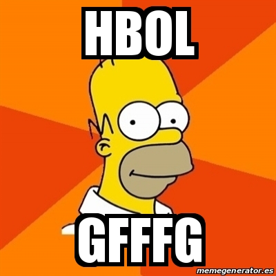 Meme Homer - hbol gfffg - 18384465