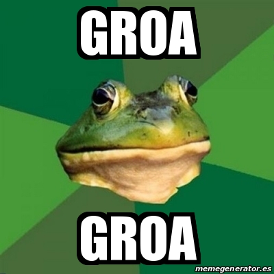 Meme Foul Bachelor Frog - groa groa - 18386685