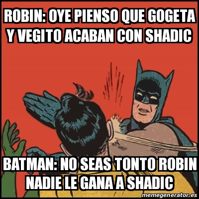 Meme Batman slaps Robin - Robin: oye pienso que gogeta y vegito acaban ...