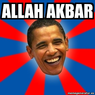 Meme Obama - allah akbar - 18048866