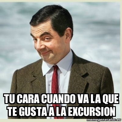 Meme Mr Bean - TU CARA CUANDO VA LA QUE TE GUSTA A LA EXCURSION - 18059673