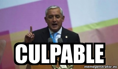 Meme Personalizado - CULPABLE - 18520715