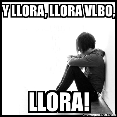 Meme First World Problems - Y llora, llora VLBO, llora! - 18675326