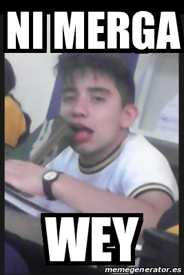 Meme Personalizado - Ni merga Wey - 18740923