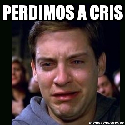 Meme crying peter parker - Perdimos a cris - 18794778