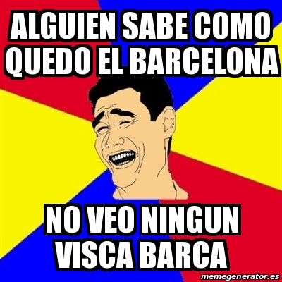 Meme Yao Ming - ALGUIEN SABE COMO QUEDO EL BARCELONA NO VEO NINGUN ...