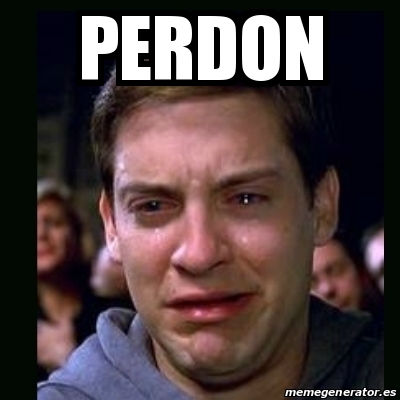 Meme crying peter parker - perdon - 18801825
