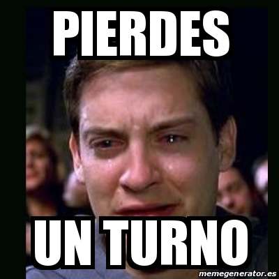 Meme crying peter parker - PIERDES UN TURNO - 18877529