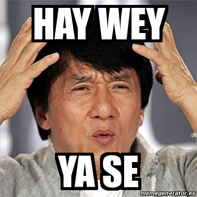 Meme Jackie Chan - Hay wey Ya se - 18878174