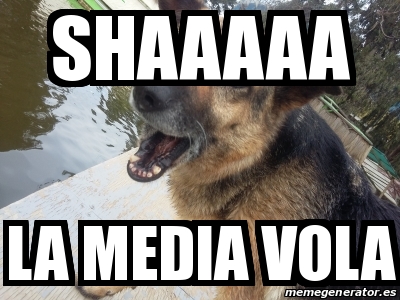 Meme Personalizado - shaaaaa la media vola - 18936823