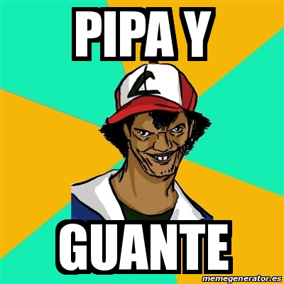 Meme Ash Pedreiro - pipa y guante - 18938168