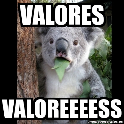 Meme Koala - VALORES VALOREEEESS - 18985121