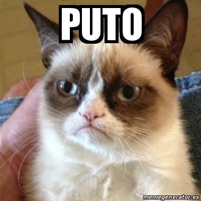 Meme Grumpy Cat - PUto - 19326290