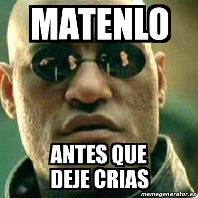 Meme What If I Told You - matenlo antes que deje crias - 19332579