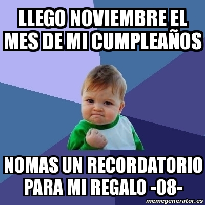 Memes Para Noviembre