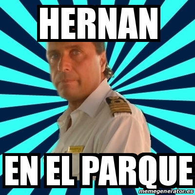 Meme Francesco Schettino - hernan en el parque - 19409851