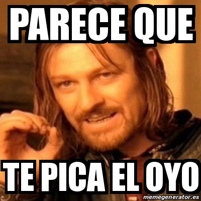Meme Boromir - Parece que Te pica el oyo - 19502357