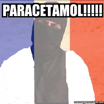 Meme Personalizado - paracetamol!!!!! - 19509266