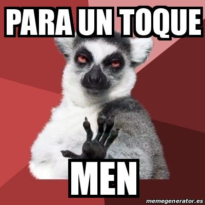 Meme Chill Out Lemur - para un toque men - 19522167
