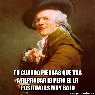 Meme Joseph Ducreux - tu cuando piensas que vas a reprobar ib pero el ...