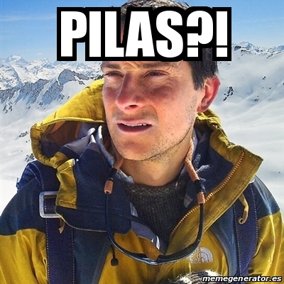 Meme Bear Grylls - pilas?! - 19579356