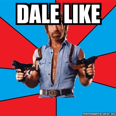 Meme Chuck Norris - dale like - 19627251