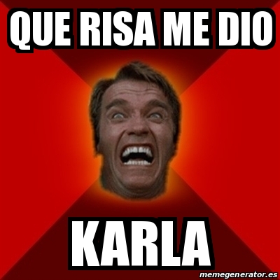 Meme Arnold - que risa me dio karla - 19660321