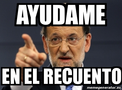 Meme Personalizado - AYUDAME En el recuento - 19879488