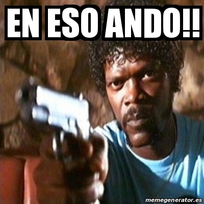 Meme Pulp Fiction - en eso ando!! - 19893764