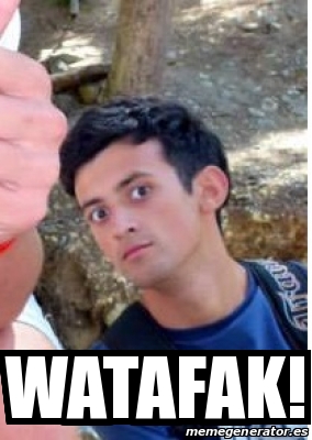 Meme Personalizado - watafak! - 19897340