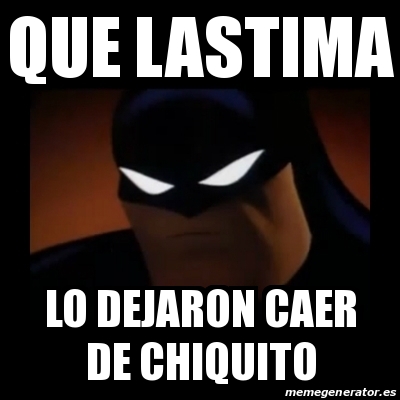 Meme Disapproving Batman - que lastima lo dejaron caer de chiquito ...