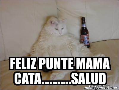 Meme Personalizado - feliz punte mama cata...........salud - 19964526