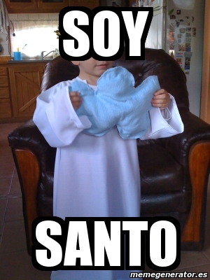 Meme Personalizado - soy santo - 2100575