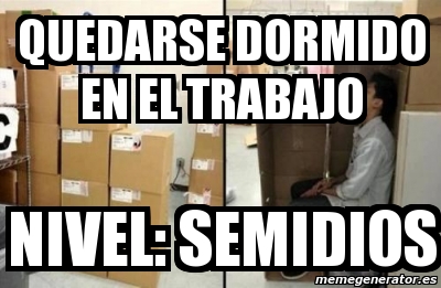 Dormido Al Trabajo Memes