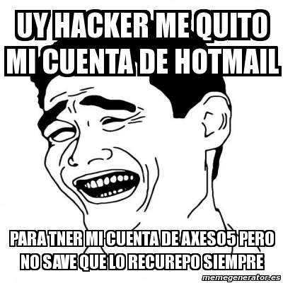 Meme Yao Ming 2 - uy hacker me quito mi cuenta de hotmail para tner mi ...