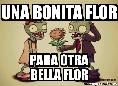 Meme Personalizado - una bonita flor para otra bella flor - 2216904