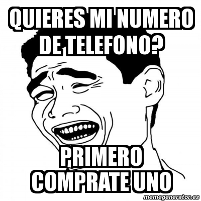 Meme Yao Ming 2 - quieres mi numero de telefono? primero comprate uno ...
