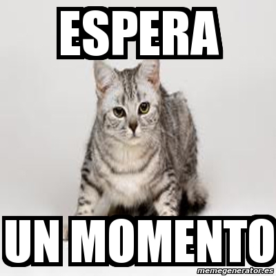 Meme Personalizado - Espera Un momento - 2253051